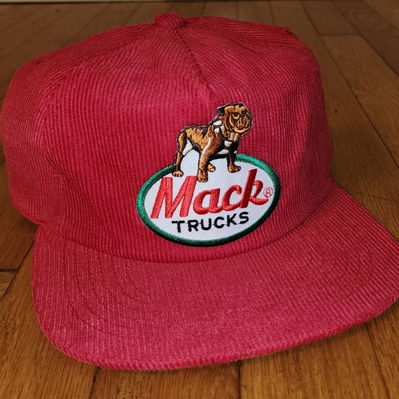 Source Unknown | Accessories | Mack Trucks Corduroy Snapback Hat Cap ...